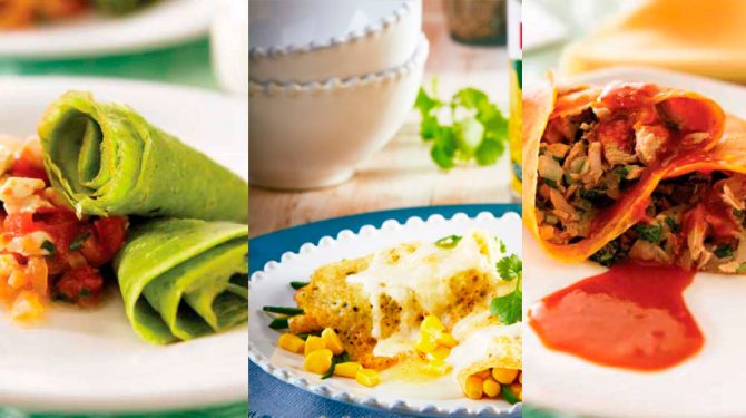 13 recetas de crepas saladas deliciosas para todos los gustos