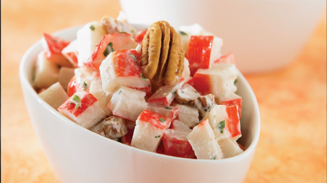 Recetas con surimi: surimix para servir de entrada
