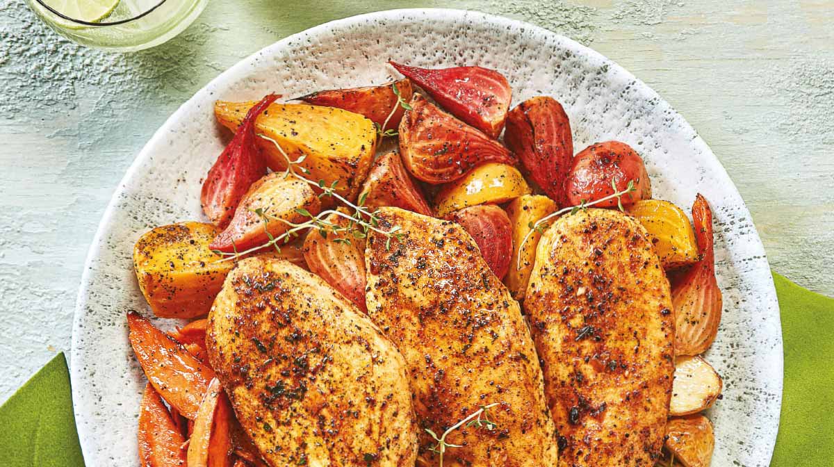 Pollo con verduras: perfecto para la hora de la comida