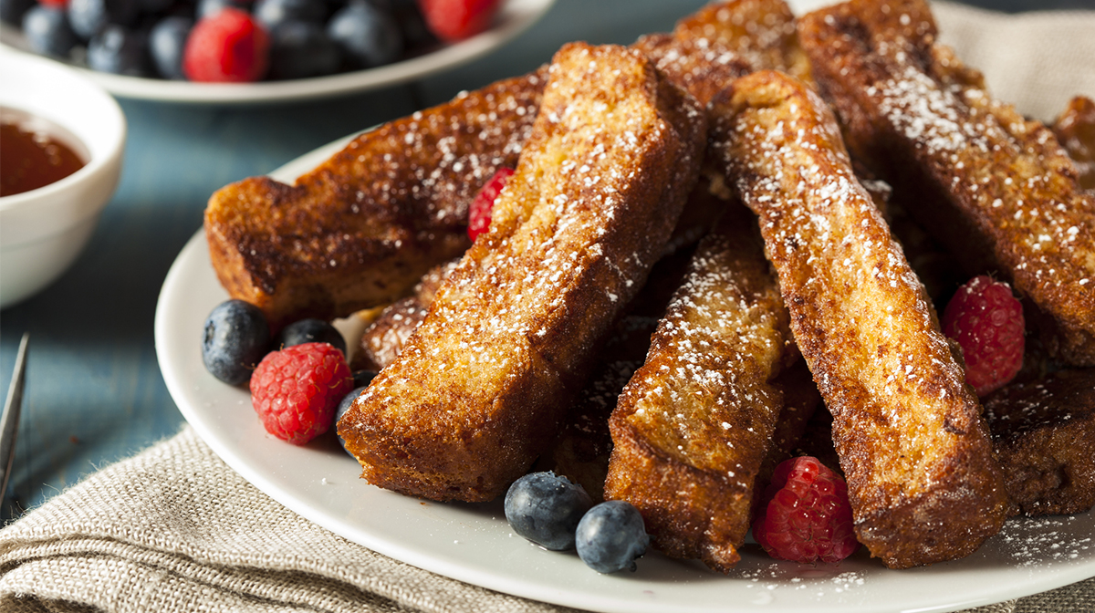 Pan francés tradicional en tiras | Recetas de Comida